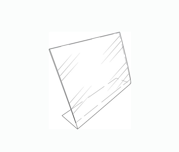 A5 Angled Sign Holder - PVC - Alplas