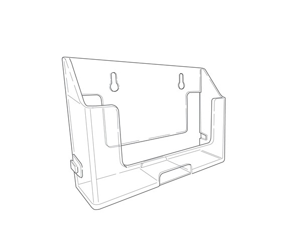 Wall Postcard Holder | A6 Postcard Wall Display