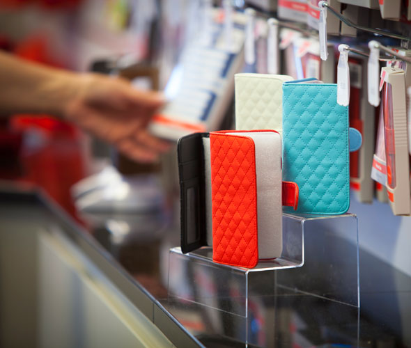 Clear Acrylic 2 Step Display - Alplas