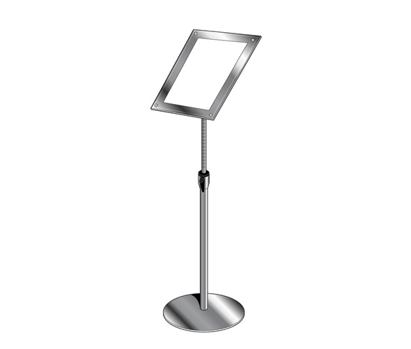 Adjustable Floor Stand Sign Holder - Alplas