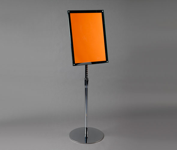 Adjustable Floor Stand Sign Holder - Alplas