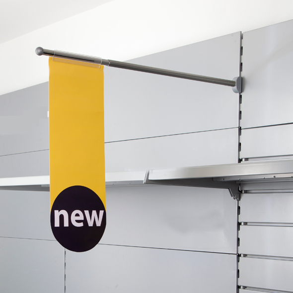 Aisle Fin Holder with Supergrip - Alplas