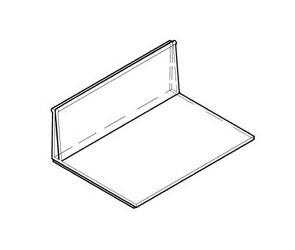 Angled Sign Holder - Alplas