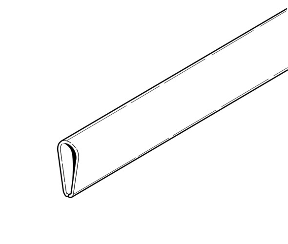 Clear Simple Poster Gripper - Alplas