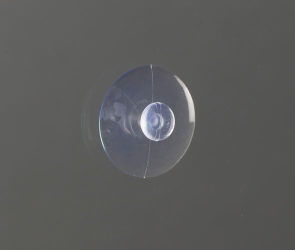 Clear Button Suction Cup - 23mm diameter - Alplas