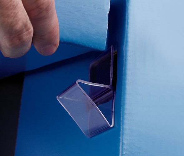 Corrugated Bracket Clip - Alplas