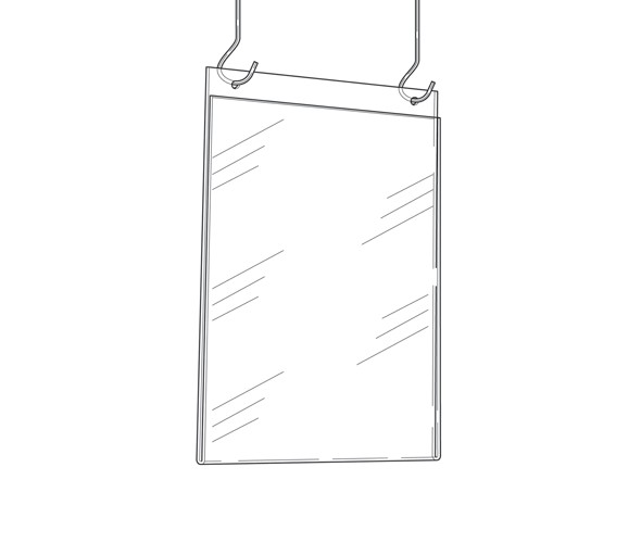 Hanging Sign Holder Clear Acrylic - Buy Online