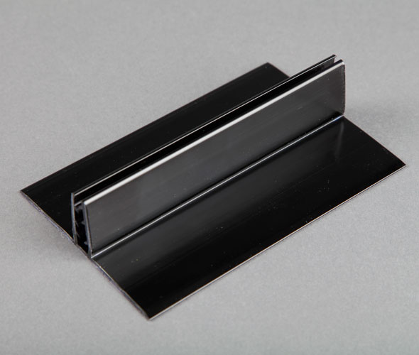 Black Large Base PVC Sign Gripper - 100mm Wide - Buy Now