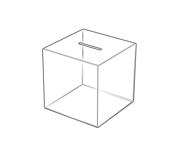Large Cube Suggestion Box - Alplas