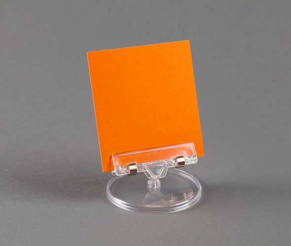 Large Round Base Spring Sign Holder - Alplas