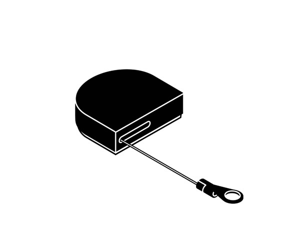 Mini Retractable Security Eyelet Tether | Alplas Ltd