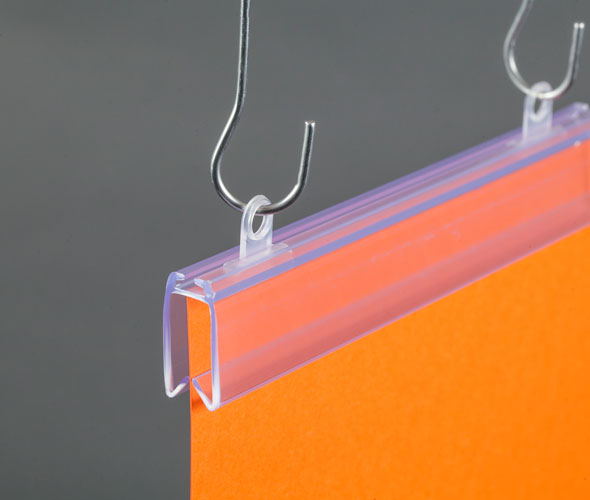 Clear Oval Poster Gripper - Alplas