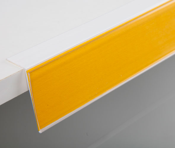 Overshelf Label Holder - Angled - Alplas