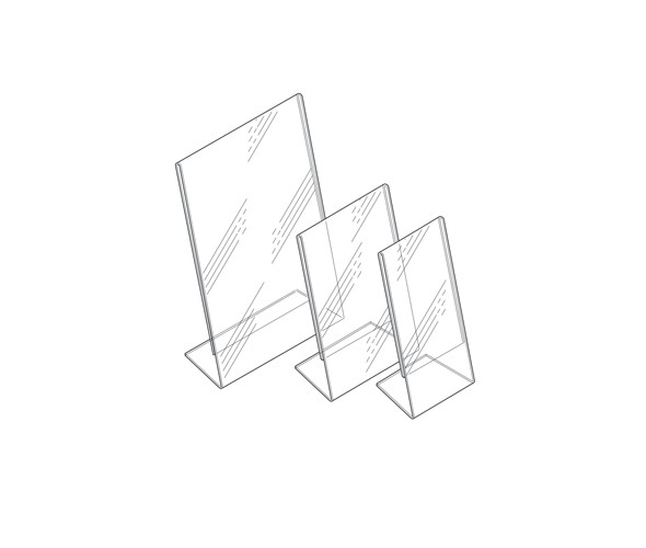 Angled Sign Holder | Durable Display Solution – Alplas