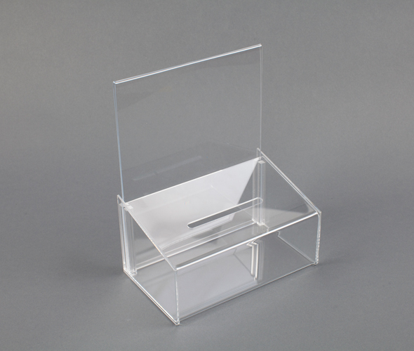 Plastic Suggestion Box with A5 Sign Holder - Alplas