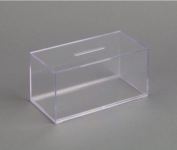 Small Clear Acrylic Suggestion Box - Alplas