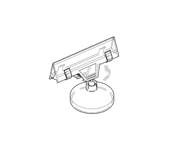 Round Base Spring Sign Holder - Alplas