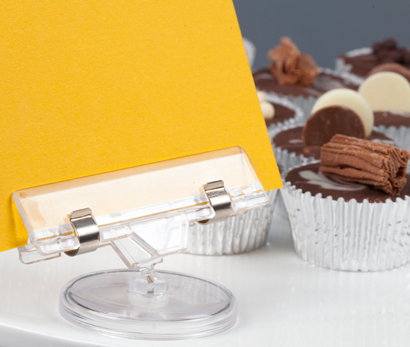 Round Base Spring Sign Holder - Alplas