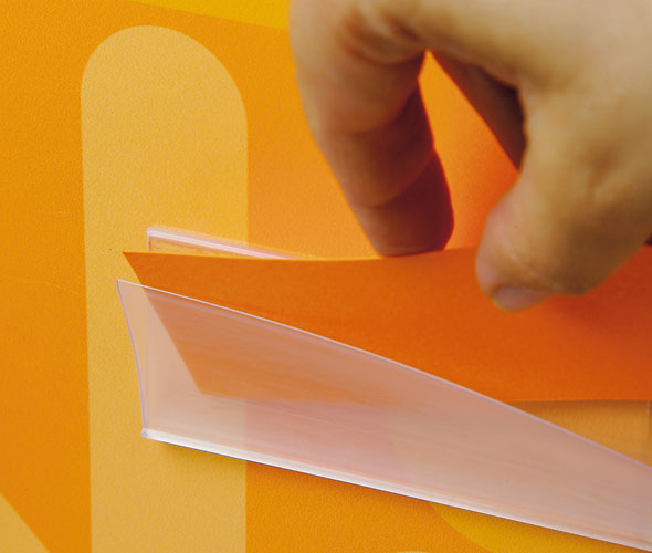 Self Adhesive Label Holder (SEL) / EPOS Strip / Scanner Rail - Alplas