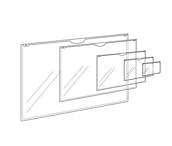 Sign Holder Sleeve | Clear Plastic Poster Sleeve for Displays