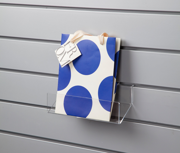 Slatwall Slanted Shelf - Alplas