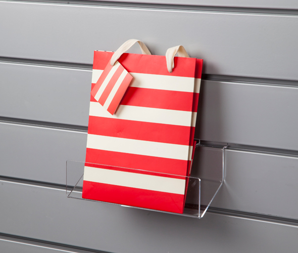 Slatwall Slanted Shelf - Alplas