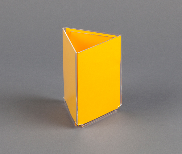 Clear Acrylic Straight 3 Sided Sign and Menu Holder - Alplas