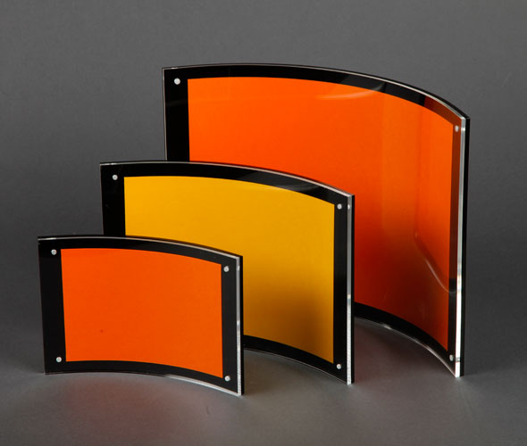Curved Image Holders - Alplas