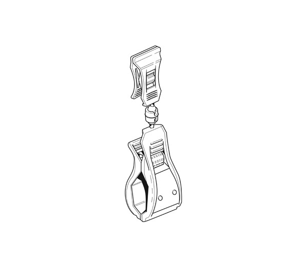 Tube Clip Spring Clip - Alplas