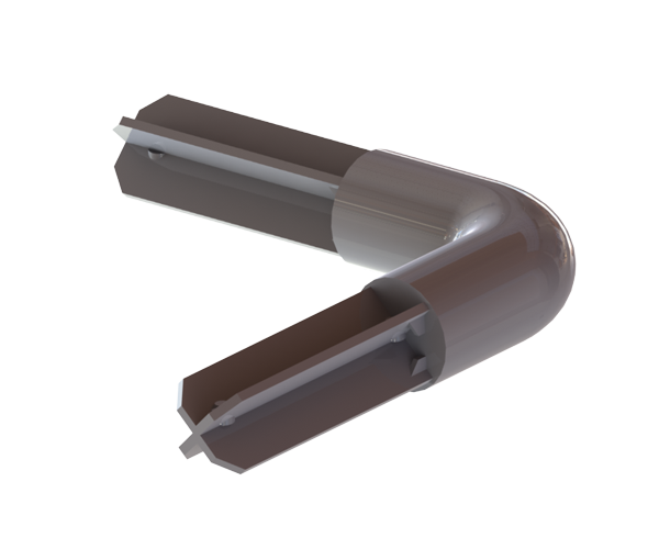 90 Degree Tube Joiner - Connects 25mm Diameter Tube