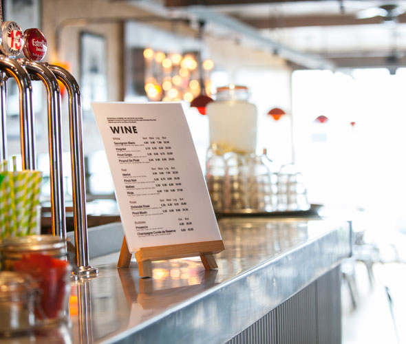 Wooden Counter Top Beech Easel A4 - Alplas