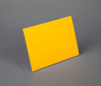 Clear Acrylic Angled Sign Holder A3, A5, A4 and 1/3rd A4