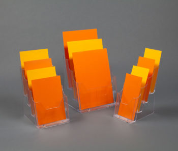 Tiered Slatwall Leaflet Dispenser - Alplas