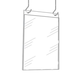 Hanging Sign Holder Clear Acrylic - Buy Online
