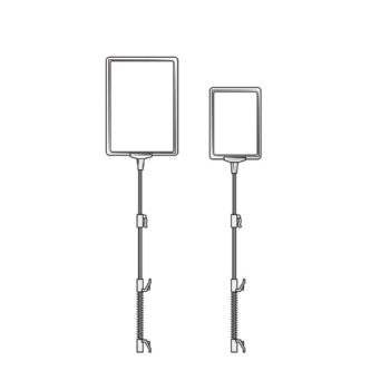 Showcard Frame for Wire - Alplas