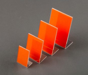 Mini Angled Sign Holder - Styrene - Alplas