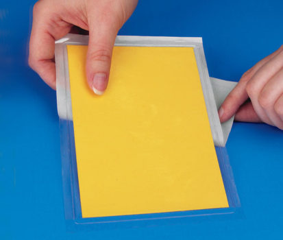 Clear Self Adhesive Plastic Display Sleeves - Alplas