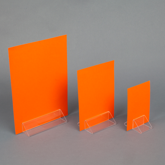 Clear 2mm Acrylic Menu Holder - Shop Online With Alplas