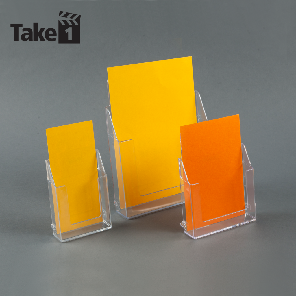 A4 and A5 Counter Top Leaflet Holders | Alplas